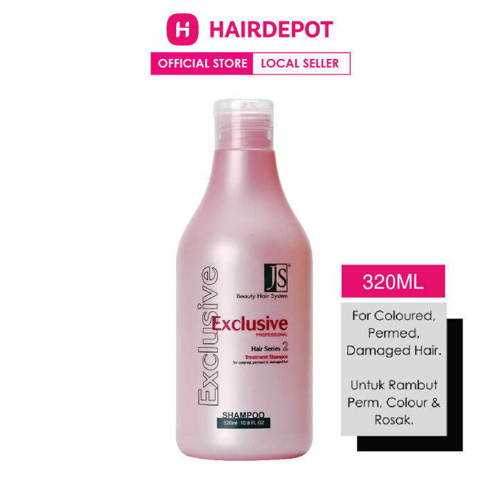 JS Exclusive Treatment Shampoo (J2) 320ml - For Dry & Chemical Hair ...