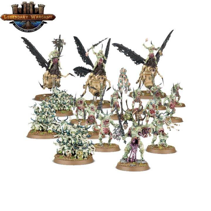 [GWพร้อมส่ง]WARHAMMER AoS: START COLLECTING! DAEMONS OF NURGLE โมเดลเกม ...