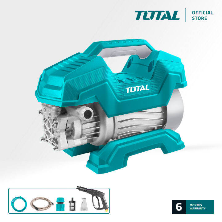 TOTAL High Pressure Washer (1300W), Copper Wire Induction Motor, Flow ...