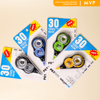 Tip Ex Roll Tipex Sekolah Tip x Correction Tape Pita Kertas Roll 12 ...