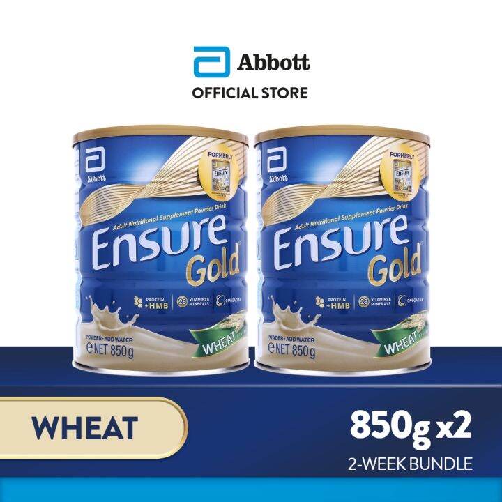 Ensure Gold HMB Wheat 850G For Nutrition Bundle of 2 | Lazada PH