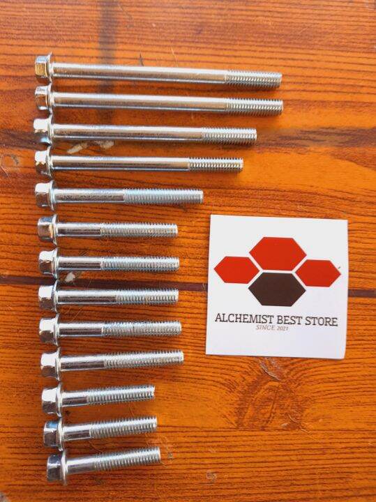 Baut Block Mesin Revo 1Set / Baud Block Mesin Honda Revo 1Set | Lazada ...