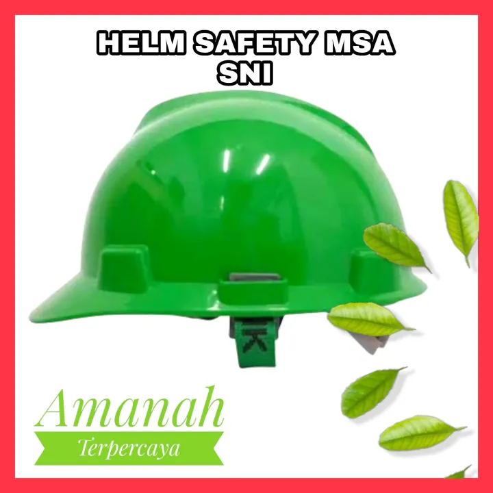 HELM SAFETY MSA LOKAL SNI MEDIUM / PROTECTIVE HELMET | Lazada Indonesia