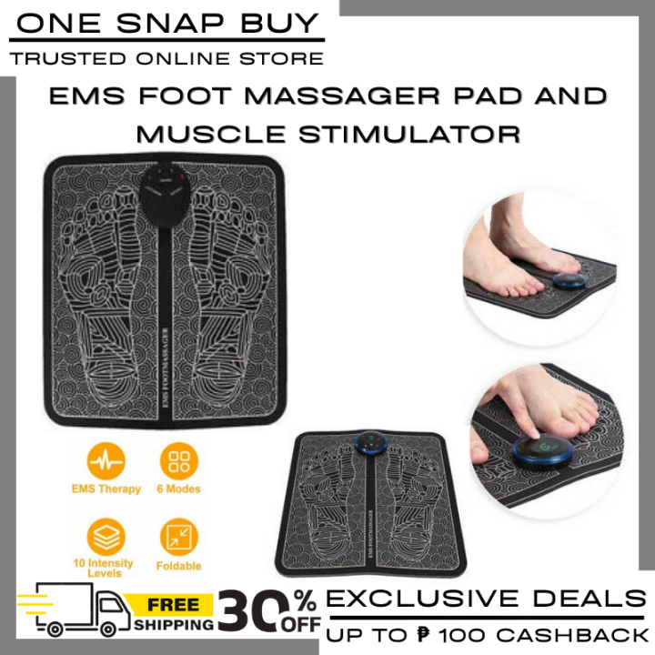 EMS Foot Massager Pad and Muscle Stimulator |Improve Blood Circulation ...