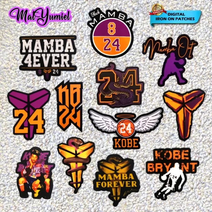 DIY Iron On Patch - Kobe Bryant Black Mamba | Lazada PH