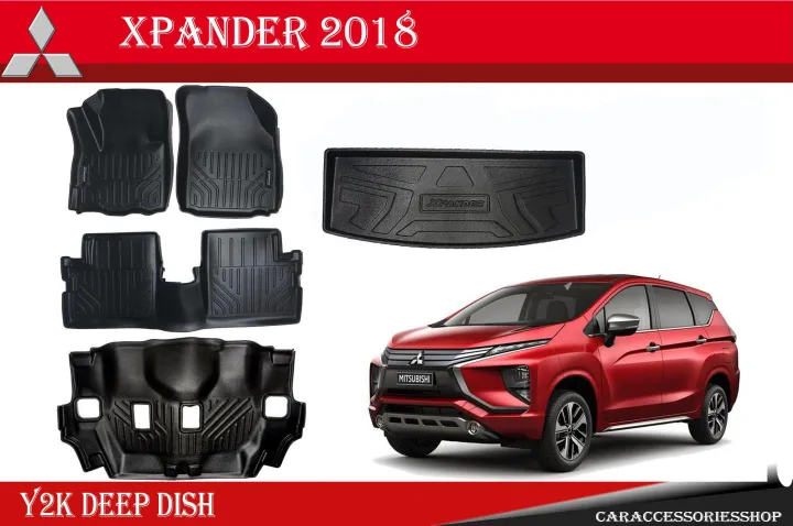 MITSUBISHI XPANDER 2018 2019 Y2K Deep Dish Heavy Duty Floor Mats Set ...