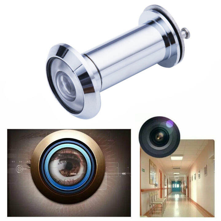 200° Door Peephole Viewer Wide Angle Eye Spy Sight Hole Adjustable ...