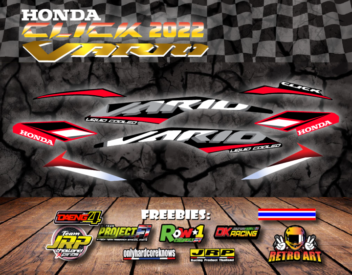 HONDA CLICK GAME CHANGER V2 VARIO DECALS | Lazada PH