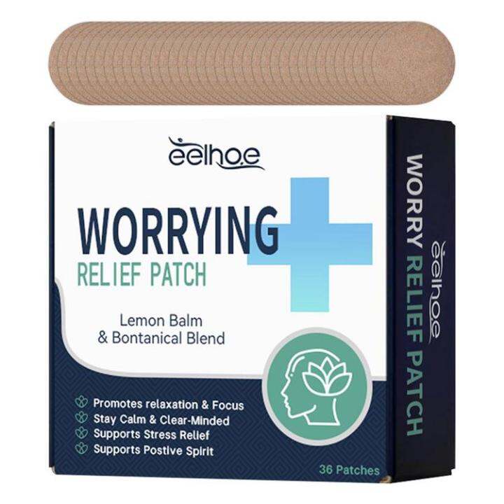 Stress Relief Patch Calming Bio-Frequency Patches 36pcs/box Safe and ...
