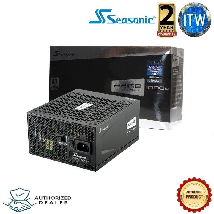 Seasonic PRIME ULTRA PLATINUM 1000W 80 Platinum Fully Modular Power ...