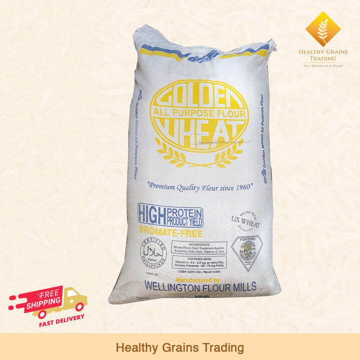 Golden Wheat All Purpose Flour 25kg (First Class) (Metro Manila LZD SDD ...