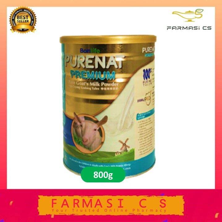 Bonlife Purenat Premium Pure Goat Milk Powder 800g [BonLife, Susu ...