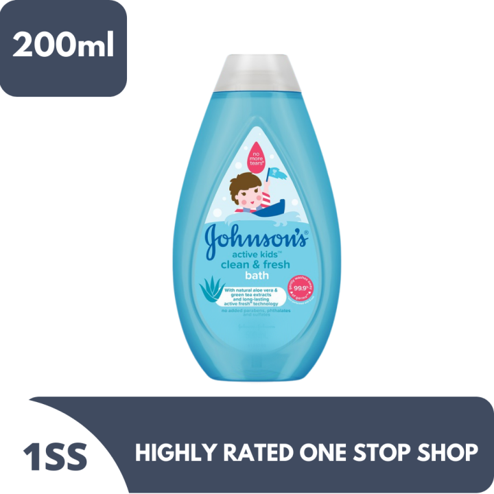 Johnson's Active Kids Clean & Fresh Bath 200ml | Lazada PH