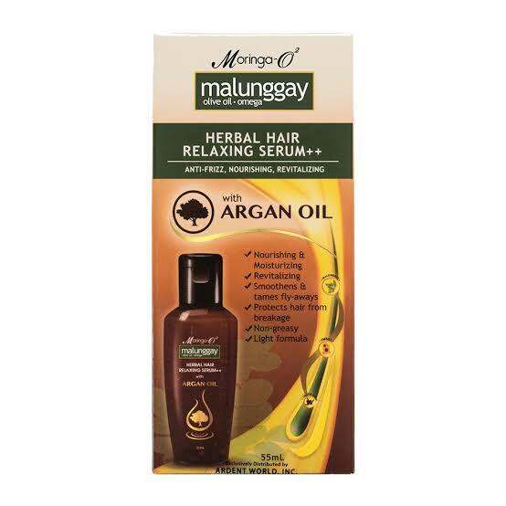 Moringa O2 Malunggay Herbal Hair Relaxing Serum Anti Frizz Nourishing ...