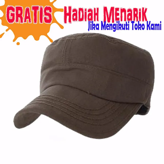 TOPI KOMANDO COKLAT/TOPI LAPANGAN/TOPI PRAMUKA/TOPI PEMBINA | Lazada ...