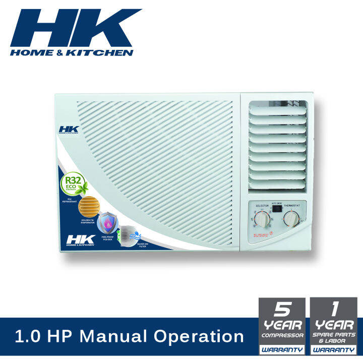 1.0 HP HK Manual Operation Window Type Aircon | Lazada PH