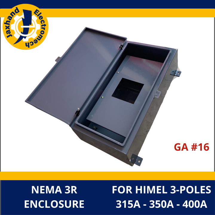 NEMA 3R Enclosure for Himel MCCB 315A / 350A / 400A 3Poles, Gauge #16 Powder Coated | Lazada PH