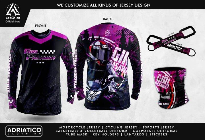 Adriatico Clothing x Girl Pasaway Motojersey | Motovlog | Lazada PH