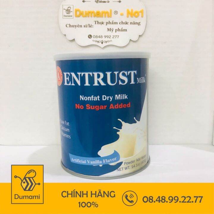 Sữa Bột Entrust Milk 400g Dành Cho Người Tiểu Đường của Mỹ | Lazada.vn