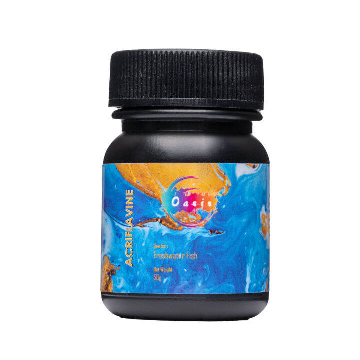 Oasis Acriflavine Fish Medication/Ubat Ikan/Fish Medicine [50g] | Lazada