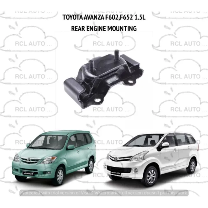 REAR ENGINE MOUNTING TOYOTA AVANZA F602,F652 1.5 | Lazada
