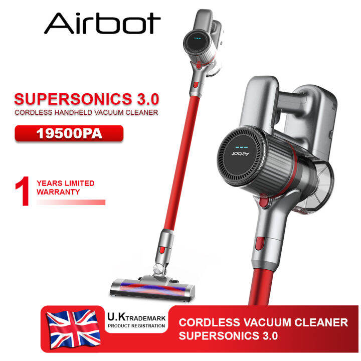 Airbot Supersonics 3.0 /Aura (สีแดง) 19KPa 45 นาที Turbo เครื่องดูดฝุ่น ...