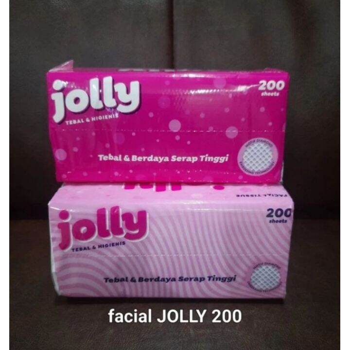 Jolly facial New 200 sheet (satuan) | Lazada Indonesia