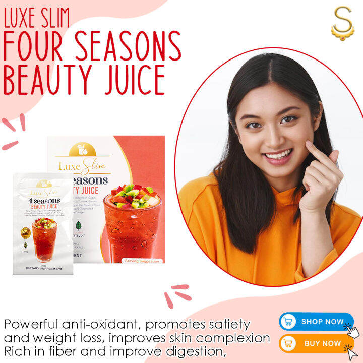 Luxe Slim 4 Seasons Beauty Juice 10 Sachets, Slimming, Anti-aging ...