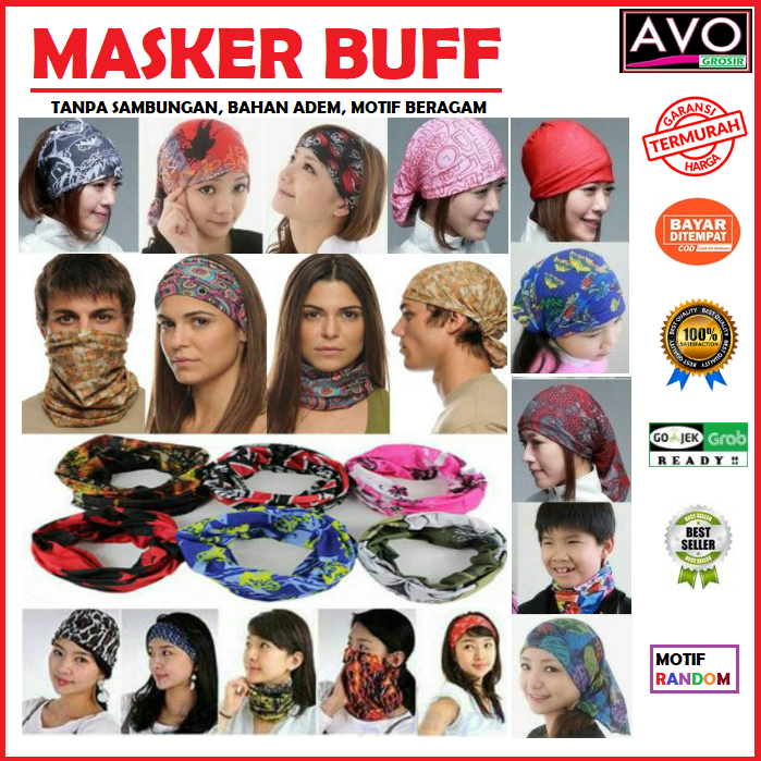 masker baff slayer tanpa sambungan import grosir | Lazada Indonesia