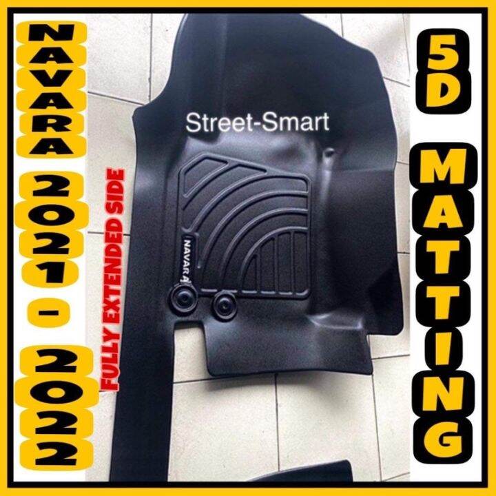 NISSAN NAVARA 2021-2022 PRO4X/VE/VL 5D SIDE EXTENDED DEEP DISH MATTING ...