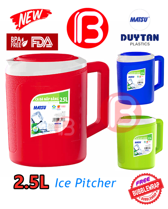 MATSU 2.5L 0517 Thermo Ice Pitcher, BPA FREE, KEEP COOL duytan thermo duytan thermos duytan jug ...