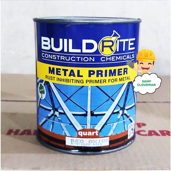 HOT (COD) dhtqfy224qe149 Buildrite Metal Primer Red Oxide 1 Liter Litro ...
