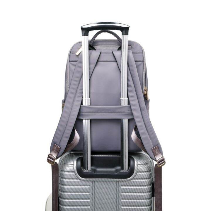 Backpack Nylon Waterproof 14 inch Laptop Bag Business Lady Office ...