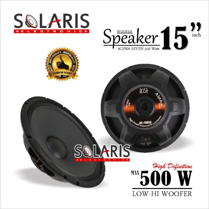 SPEAKER WOOFER 15 INCH 500 Watt ALPHA SEVEN AS-15608 | Lazada Indonesia