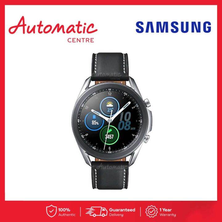 Samsung Galaxy Watch3 45mm Smartwatch Mystic Silver with 1GB RAM + 8GB ...