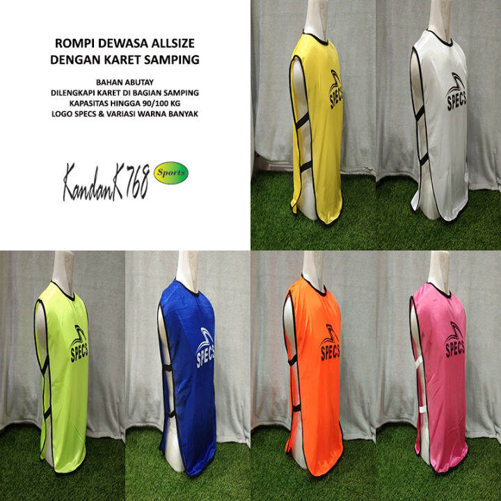 Rompi Futsal Rompi Sepakbola Logo Spec / Rompi Olahraga Dengan Karet ...