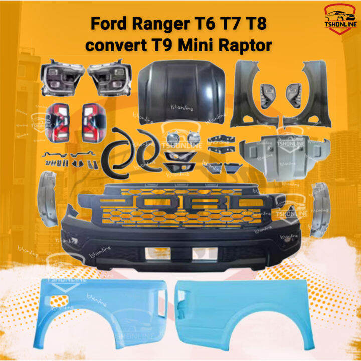 Ford Ranger T6 T7 T8 convert T9 Mini Raptor / Ranger Body Upgrade ...