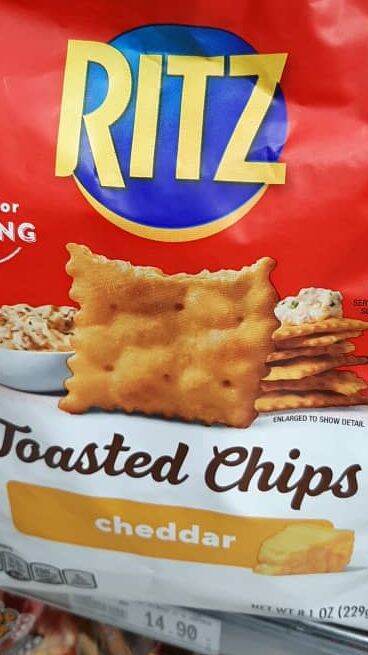 Ritz-Toasted Chip-Cheddar 229g | Lazada
