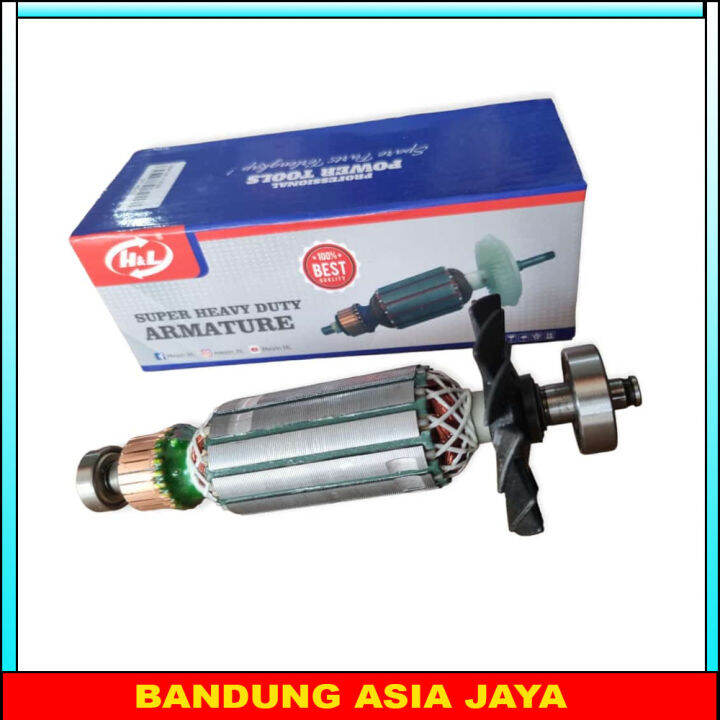 Armature MT 954 H&L MT954 Angker Mesin Gerinda Tangan Maktec Sparepart ...