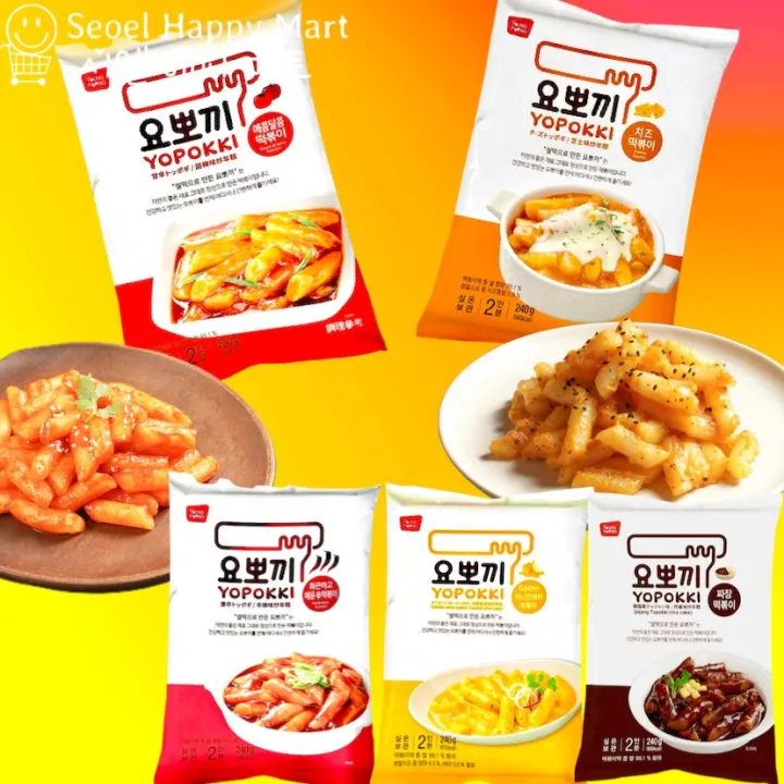 YOPOKKI CHEESE ,SWEET AND SPICY, HOT & SPICY Topokki 120g / 240g ...