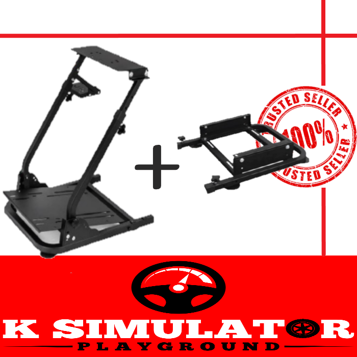 Simulator Racing Cockpit - Foldable and Adjustable Sim Rig for LOGITECH ...