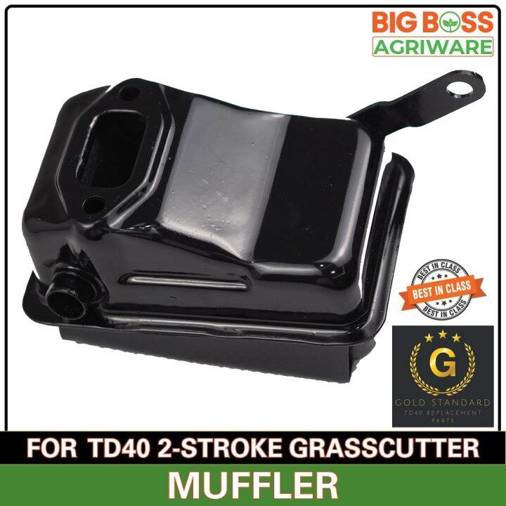 tool Big Boss Agriware Muffler for TD40 FD40 (40.2cc) 2 Stroke Grass ...