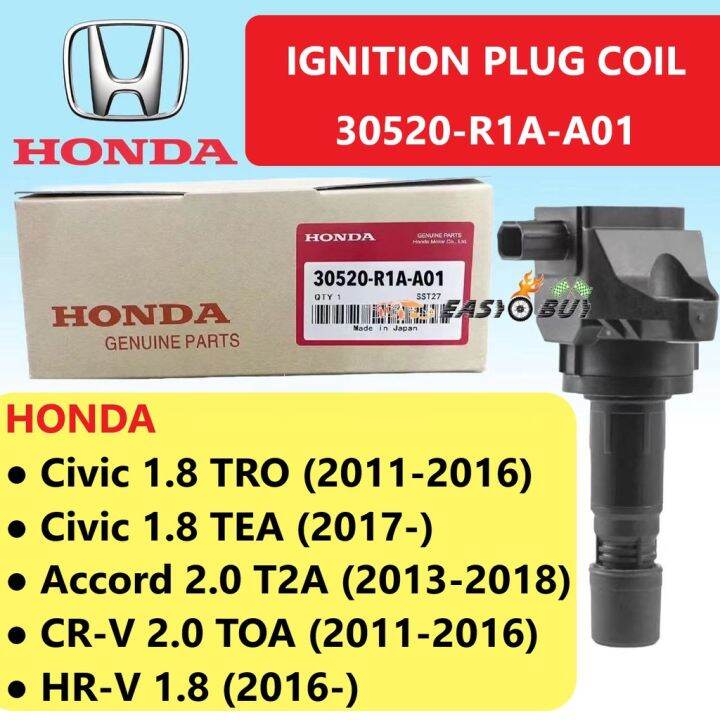 (100% ORIGINAL) IGNITION PLUG COIL HONDA HRV 1.8 T7A ACCORD T2A CIVIC ...