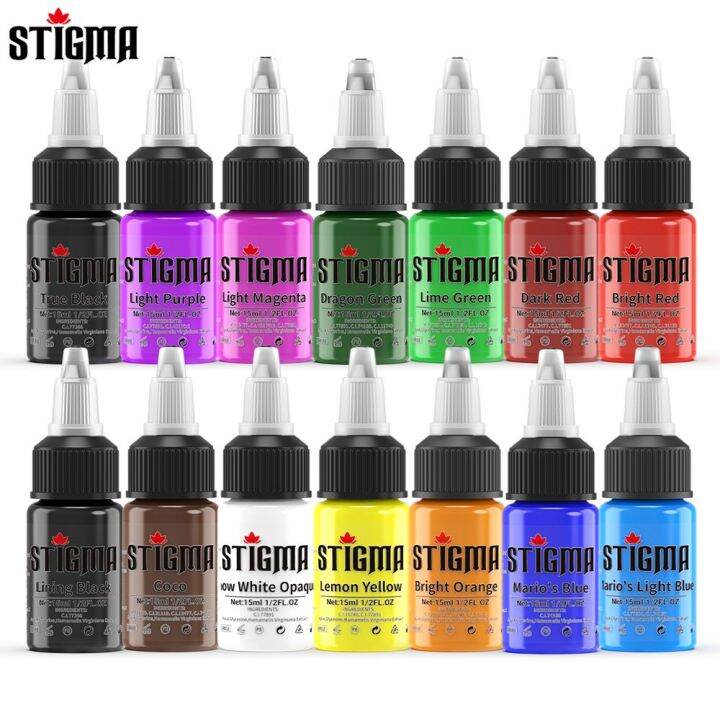 STIGMA 15ml Tattoo Ink Professional DIY Body Painting Tattoo Pigment ...