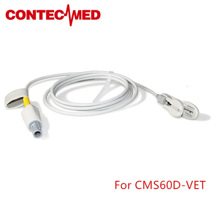 ContecMed Veterinary SPO2 probe Pulse Oximeter Ear Tongue Clips Blood ...