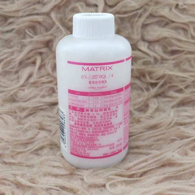 MATRIX CREAM DEVELOPER PEROXIDE OXYDANT PENCAMPUR CAT RAMBUT 6% 20VOL ...