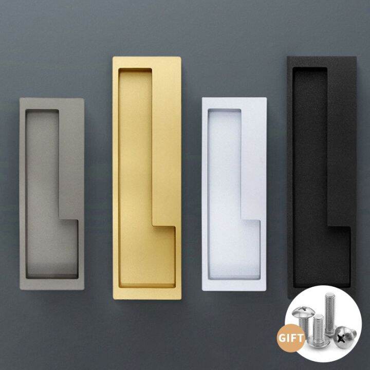 Modern and simple invisible handle embedded sliding door barn folding ...