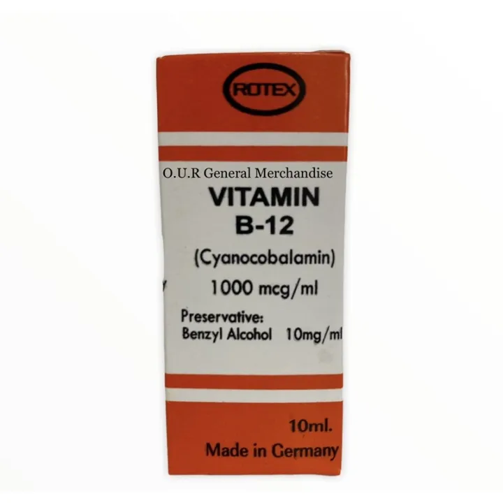Vitamin B12 ( Cyanocobalamin ) ROTEX | Lazada PH