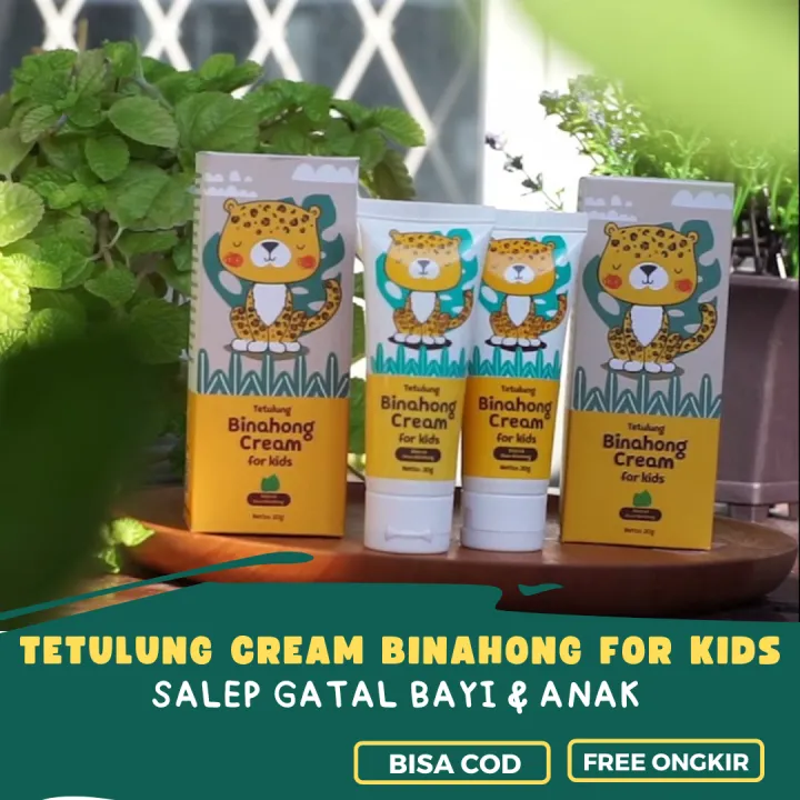 Tetulung Binahong Cream FOR KIDS - Obat Gatal Gatal Pada Bayi - Cream ...