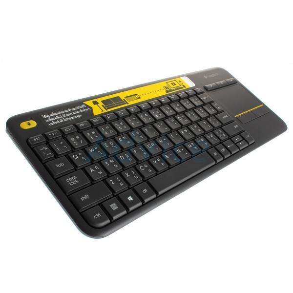 LOGITECH คีย์บอร์ด USB Wireless Touch Keyboard LG-K400 Plus Black ...